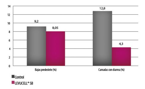 Uso de LEVUCELL® SB en cerdas y lechones dentro de un plan de reducción ...
