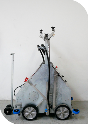 Robot de lavado para granjas de cerdos ProCleaner X100